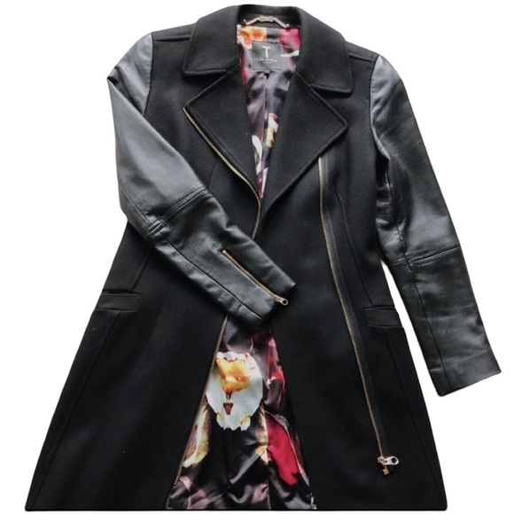 Ted Baker London | Jackets & Coats | Ted Baker London Alycia Black Wool ...
